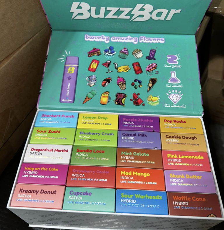 Brand New Buzz Bars 2G Disposable - Buzz Bars Brand